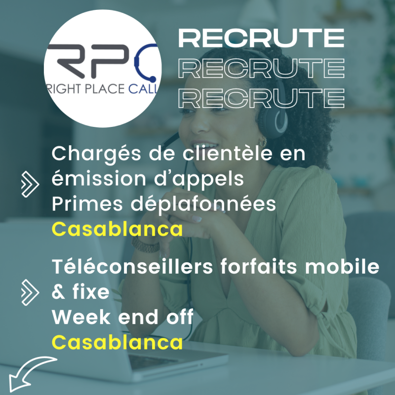 Moncallcenter.ma | right-place-call-morocco - Photos du journal